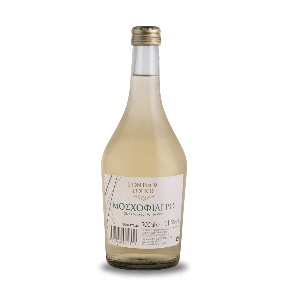 White Moschofilero Gonimos Topos 500ml, Greek products online sale ...