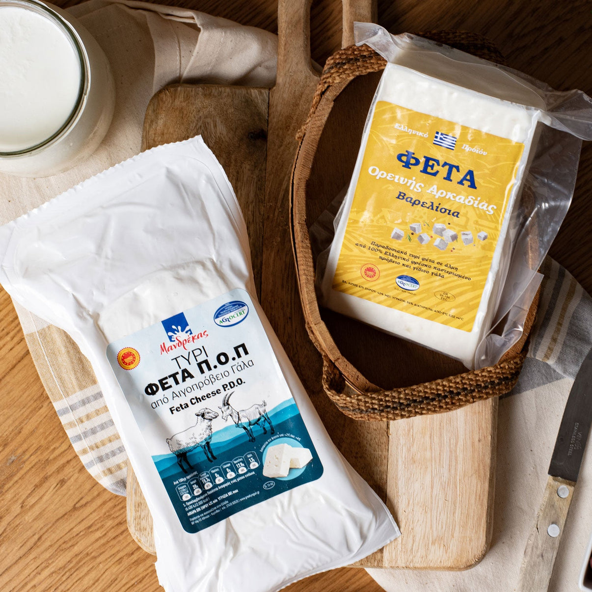 4 Packs Offer of Barrel Aged Feta PDO from Peloponnese