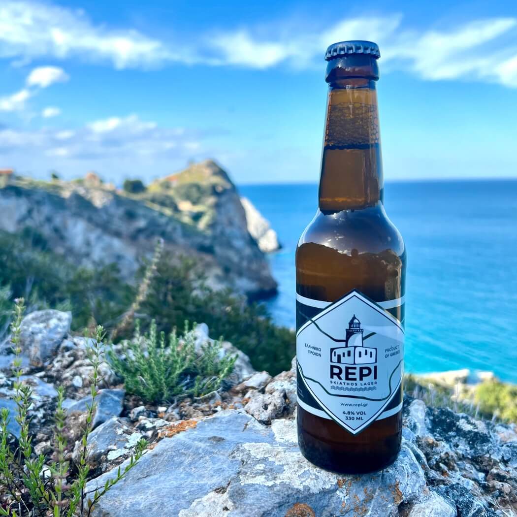 Repi Skiathos Beer Lager 330ml, online sales of Greek products – Greek ...
