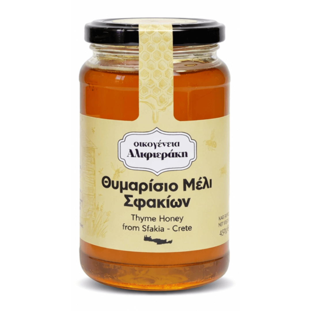 Cretan Thyme Honey from Sfakia | Raw Greek Honey 450g