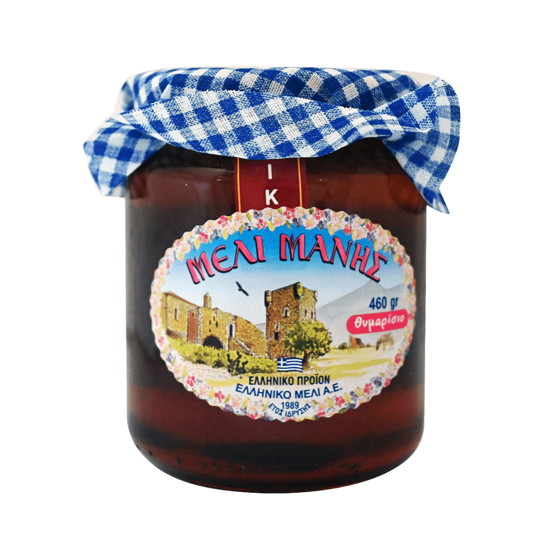 Miel de Thym Manis – Miel Grec Premium 460g | Saveur Authentique