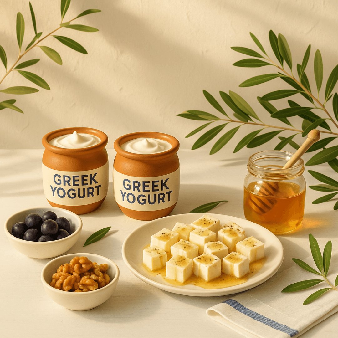 Mediterranean Harmony Box – Healthy Greek Food | Feta, Yogurt & Honey