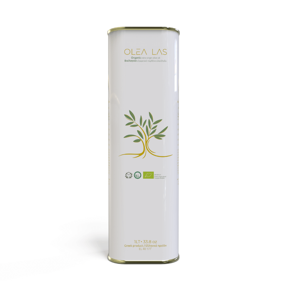 Olea Las Organic EVOO from Laconia – Koroneiki Olive Oil 1000ml