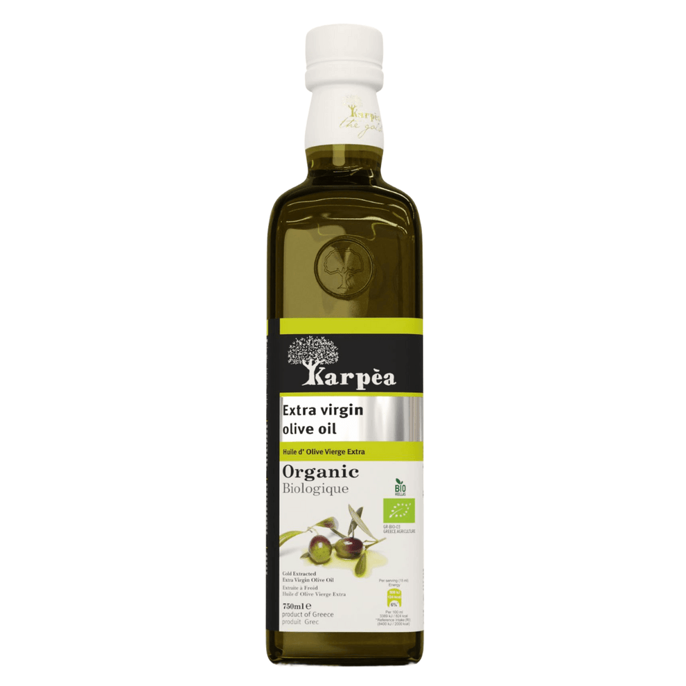 Karpea Organic EVOO 750ml | Award-Winning Greek Olive Oil