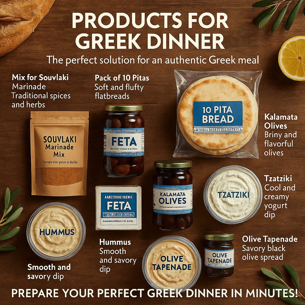 Products For Greek Dinners | Enjoy the taste of Greece