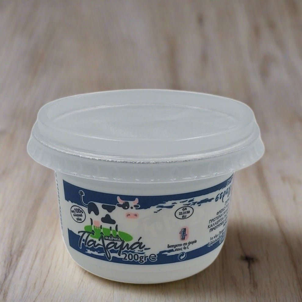 Straggisto cow yogurt 6% from Karditsa 3x200g, Greek products online