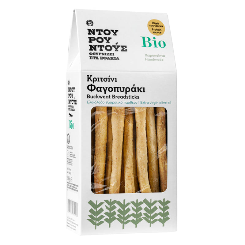 Organic Buckwheat Breadsticks 150g, online sale of Greek products