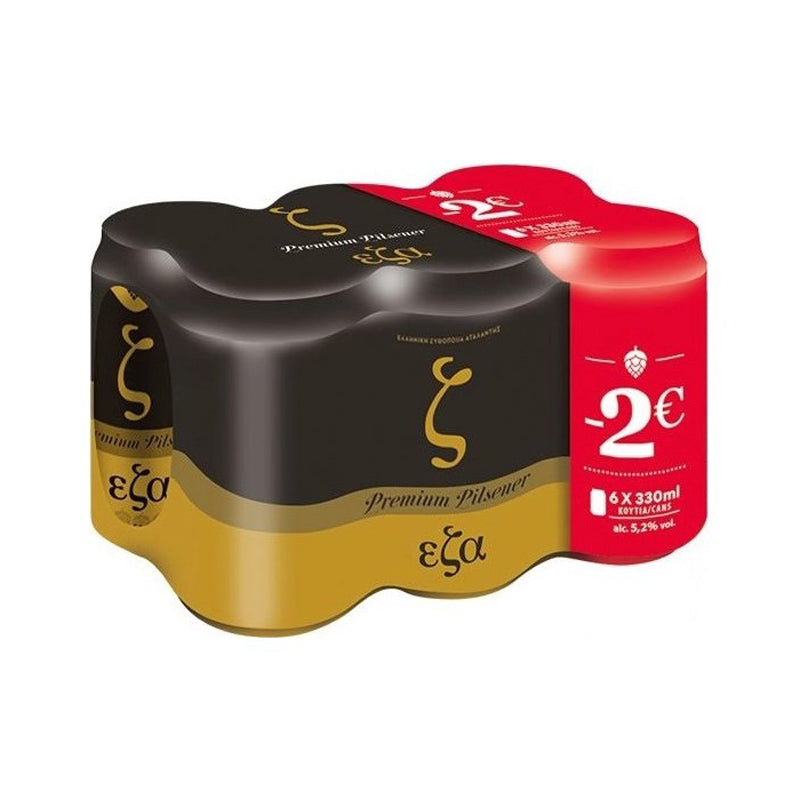 Eza Greek Beer Pilsener 330ml, online sales Greek products – Greek Flavours