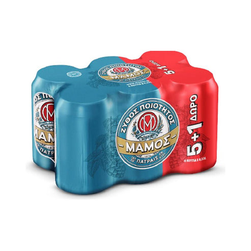 Pilsener beer Mamos 330ml, Greek products online sale