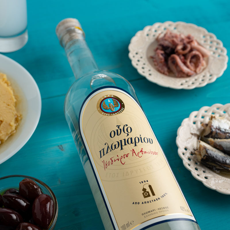 Ouzo Plomari 700ml: online sale of best Greek products