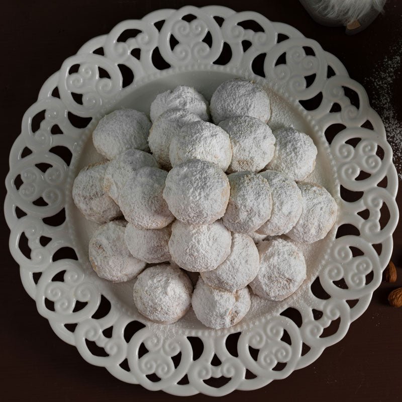 Traditional Athenian Kourabiedes – Almond Snow Cookies 1kg